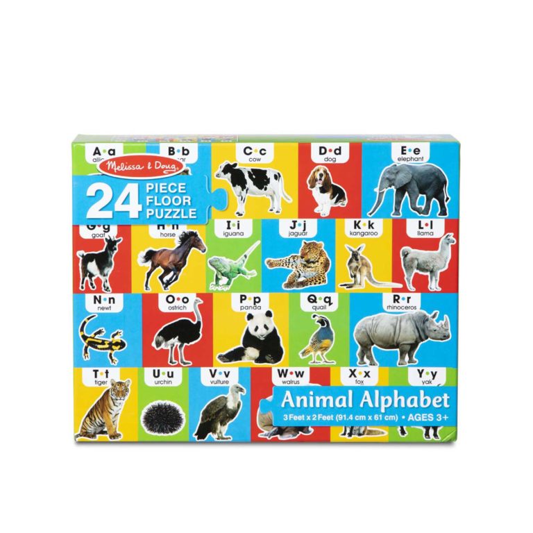 31001 Animal Alphabet Floor Puzzle (24 pc) - A Toy For You